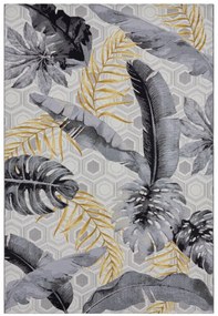 Hans Home | Kusový koberec Flair 105612 Gold Leaves Multicolored – na ven i na doma - 200x285