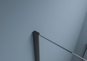CERANO - Sprchový kout Ferri L/P - černá matná, transparentní sklo - 90x90 cm - křídlový
