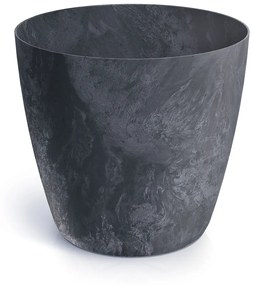 Květináč MATE BETON EFFECT 29,5 cm - barva: antracit