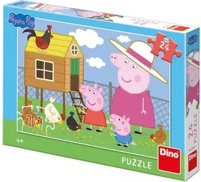 DINO PEPPA PIG: SLEPIČKY / 24 dílků / od 4 let