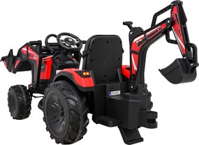 Ramiz Traktor s přívěsem 720-T červený