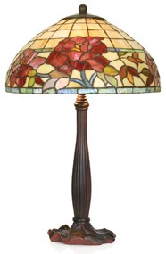 Ručně vyráběná stolní lampa Esmee ve stylu Tiffany