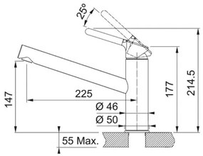 Franke FC 3054.084 ORBIT