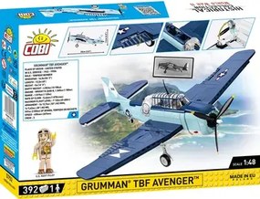 COBI 5752 II WW Grumman TBF Avenger / 392 kostek / 1 figurka / 1:48 /