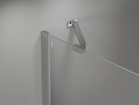Mexen, Mexen Mist Duo výklopný sprchový kout 100 x 90 cm, průhledný, chrom - 8A4-100-090-01-00