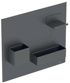 Geberit - Magnetická tabule s přihrádkami, 45x39 cm, matná láva 500.649.JK.2