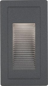 P 94382 Venkovní vestavné svítidlo do zdi High LED černá IP44 4W 230V teplá bílá 105x60mm - PAULMANN