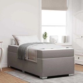 Rám postele Taupe 90 x 200 cm textil 3399163