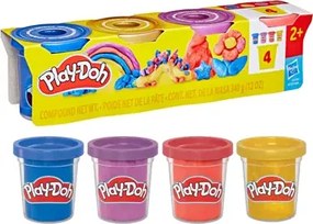 Hasbro Play-Doh 4ks kelímků metalické barvy / od 2 let