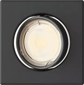 Philips Peridot Rec Kit Sq černá / Zapuštěné svítidlo / hranaté / GU10