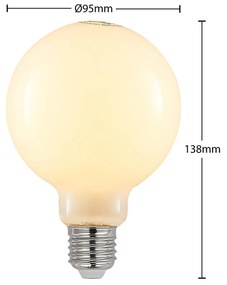 LED žárovka E27 8W 2 700K G95 globe dim opál 2ks