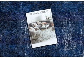 Dywany Luszczow Dětský kusový koberec MIRO 51676.813 pratelný  řecký vintage, rám protiskluz, tmavě modrá Rozměr koberce: 80 x 150 cm