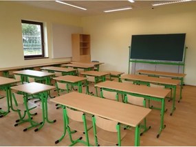 Školní židle Denis - vel. 4, oranžová - ral 2004