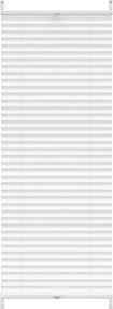 Plisovaná roleta 40 x 150 cm bílá 240587