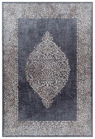 Ayyildiz, Kusový koberec Fiesta 4303 black, 140x200, černá, chodba / předsíň