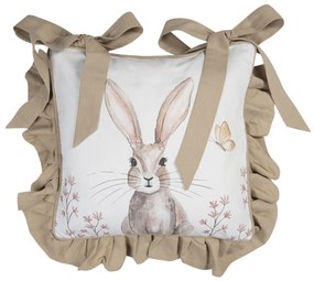 Potah na podsedák s kanýrem Rustic Easter Bunny - 40*40 cm