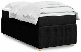 Box spring postel s matrací černá 100 x 200 cm textil 3285548