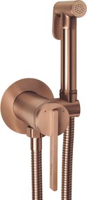 Rea, Podomítková bidetová baterie Rea Grace Brush Copper, REA-B4504