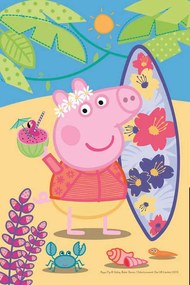TREFL PUZZLE Prasátko Peppa Pig U rybníka mini 20x13cm 54 dílků 4 druhy tr154169