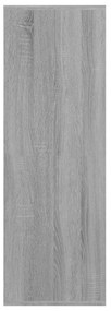 Botník šedý sonoma 54 x 34 x 100,5 cm kompozitní dřevo
