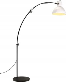 Fionshop 262935672 Stojací lampa 25 W bílá 150 cm E27