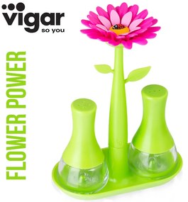 Solnička a pepřenka kytka Flower Power VIGAR