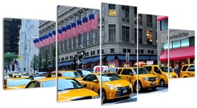 Moderní obraz - žluté taxi