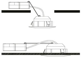 Eglo 95851 - SADA 3x LED podhledové svítidlo PINEDA 1xLED/4,9W/230V