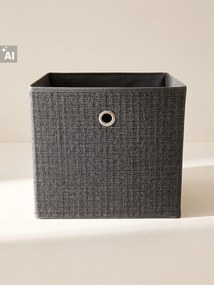 Sinsay - Skládací úložný koš s uchyty - černá