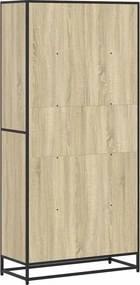 Knihovna dub sonoma 80,5 x 35 x 170,5 cm kompozitní dřevo 3300856