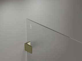 Mexen Lunar sprchová stěna Walk-in pravá 60 x 200 cm, transparentní 8 mm, zlatá - 830-060-000-50-00-P