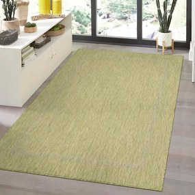 Kusový venkovní koberec Relax 4311 green Kruh 120 cm průměr