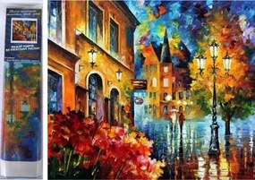 NORIMPEX Diamantové malování Procházka městem / 30x40 cm