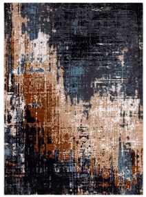 MIRO 51454.802 mycí kobereček Abstrakce protiskluz modrý / béžový velikost 160x220 cm | krásné koberce cz