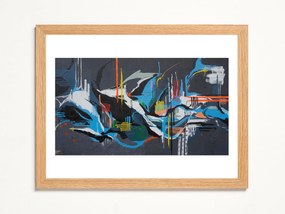 Fero Radačovský / Orol | The cloud no2 Rám: Černý, Velikost: 40 x 60 cm