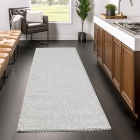 Ayyildiz, Běhoun Loom 4300 Silver, 80x250, šedá, obývací pokoj