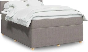 Box spring postel s matrací taupe 140x200 cm textil 3289776