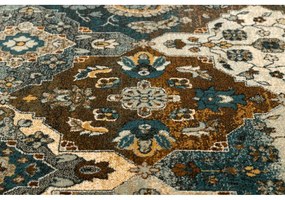 Vlněný kusový koberec Samari hnědobéžový 170x235cm