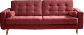 XXXLutz ROZKLÁDACÍ POHOVKA, textil, kompozitní dřevo, bobulová MID.YOU - Rozkládací pohovky - 002220030910