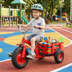 Costway Dětské kolo tříkolka pojme až 91 kg s nastavitelným sedlem a řídítky