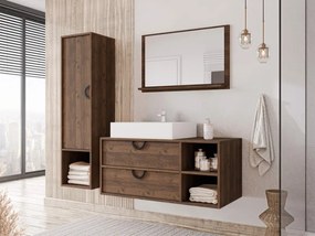 Koupelnový nábytek Gewiro, Barva: ořech warmia, Sifon k umyvadlu: ne, Umyvadlo: ne, Baterie: ne