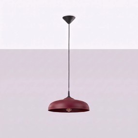 Sollux Lighting Závěsné svítidlo GINA bordó