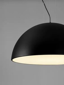Černo-bílé designové svítidlo Tholos