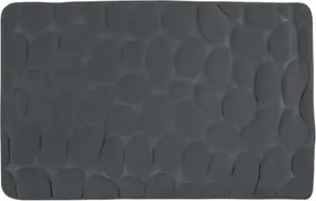 MSV PEBBLES tmavě šedá / Koupelnová předložka / 50 x 80 cm / polyester