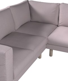 Potah na pohovku IKEA Norsborg rohová 4-místná barva růžová látka pletený vzor