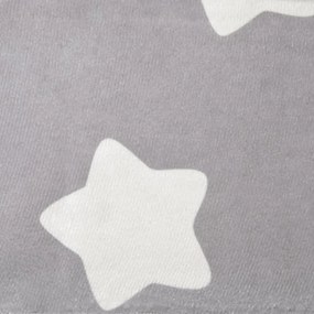 vidaXL 2místná dětská pohovka měkký plyš [341843] Barva: Světle šedá a bílá