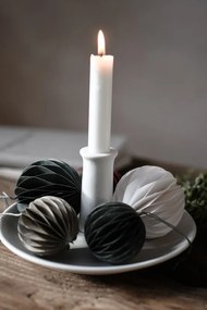 Papírová vánoční ozdoba Bona Grey 6 cm  Storefactory Scandinavia