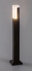 Rabalux Černý zahradní LED sloupek Darvas 7W IP54 60cm CCT 77128