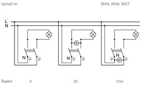 ABB vypínač č.2S 3558-A02340