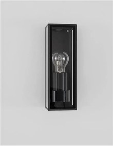 NV 9197701 Venkovní nástěnné svítidlo SORREN antracitový hliník a čiré sklo E27 1x12W 220-240V bez žárovky IP65 - NOVA LUCE